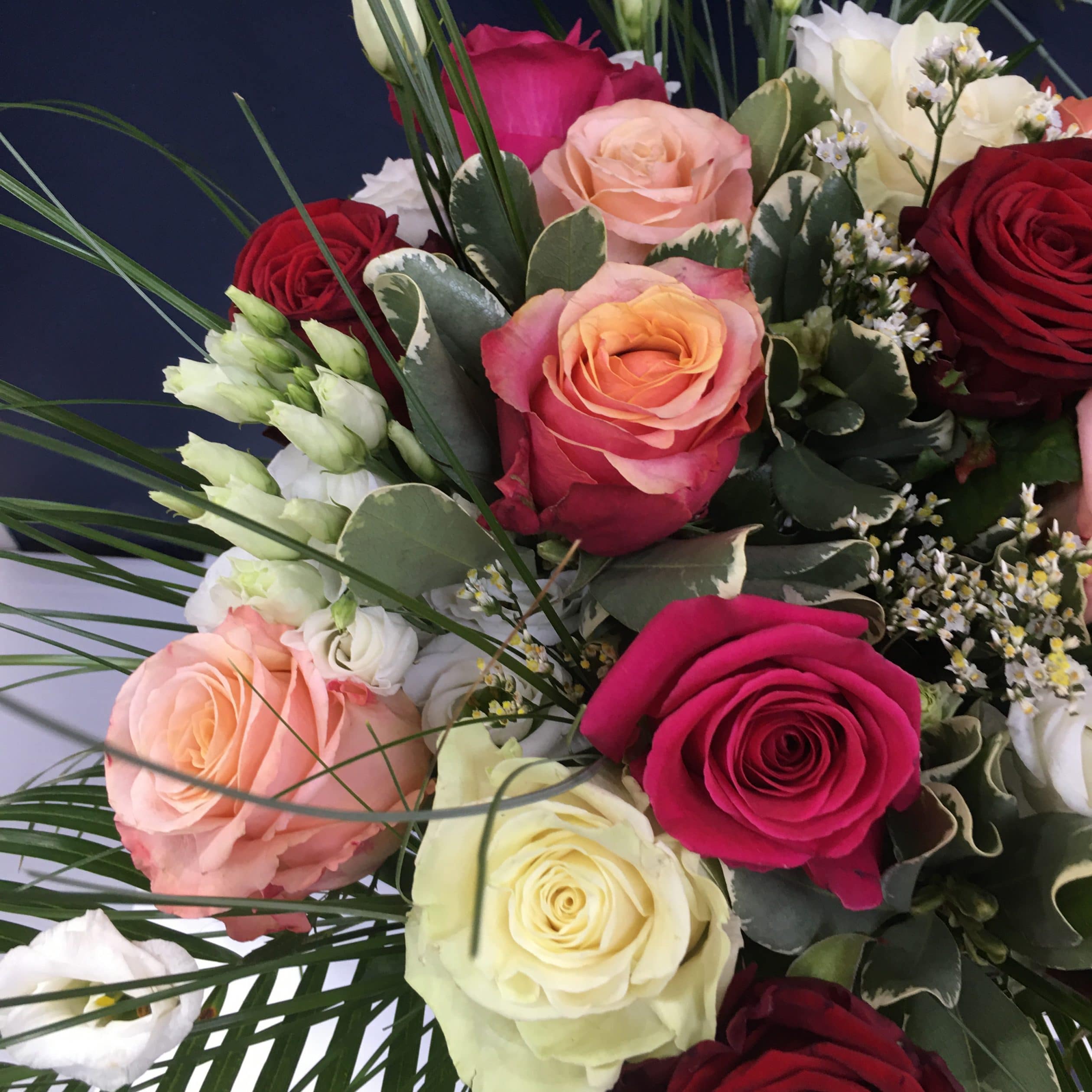 Bouquet Rose Galant – MONCEAU FLEURS MONTPELLIER
